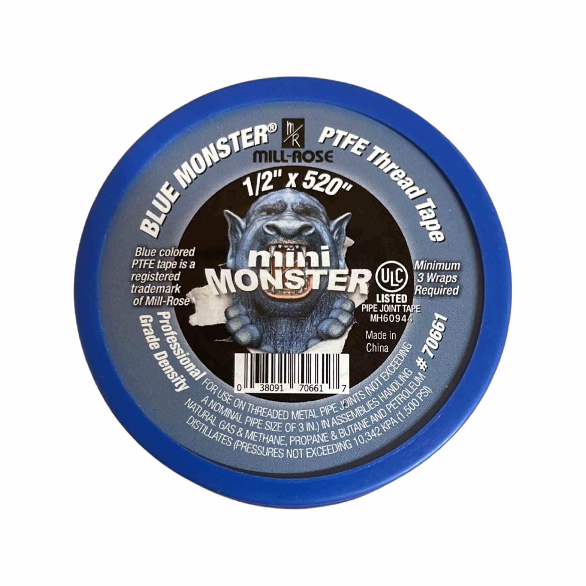 Blue Monster PTFE Thread Tape - Benz Softwash Ltd