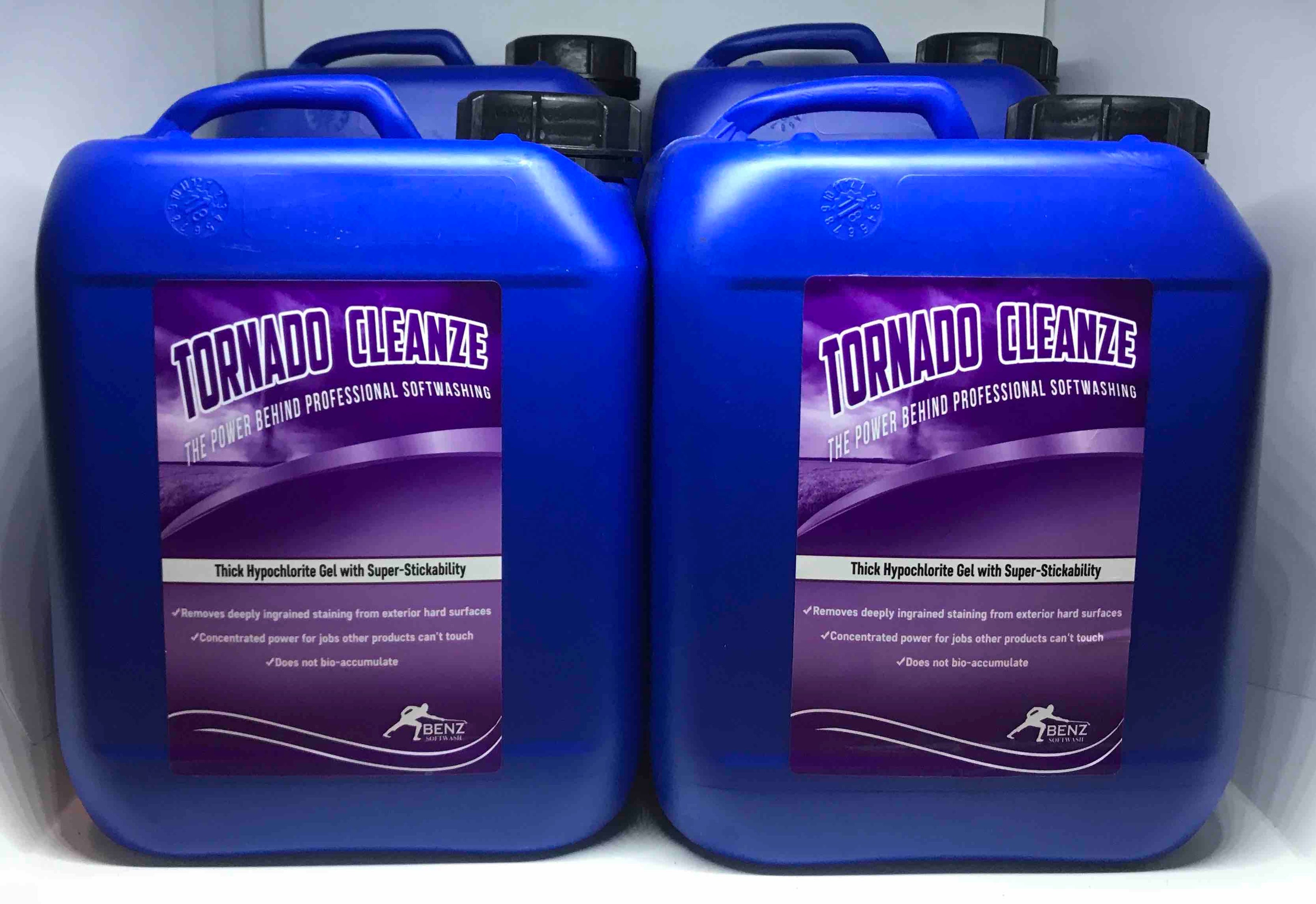 TORNADO CLEANZE – Thick softwash gel: Rapidly removes ingrained black
